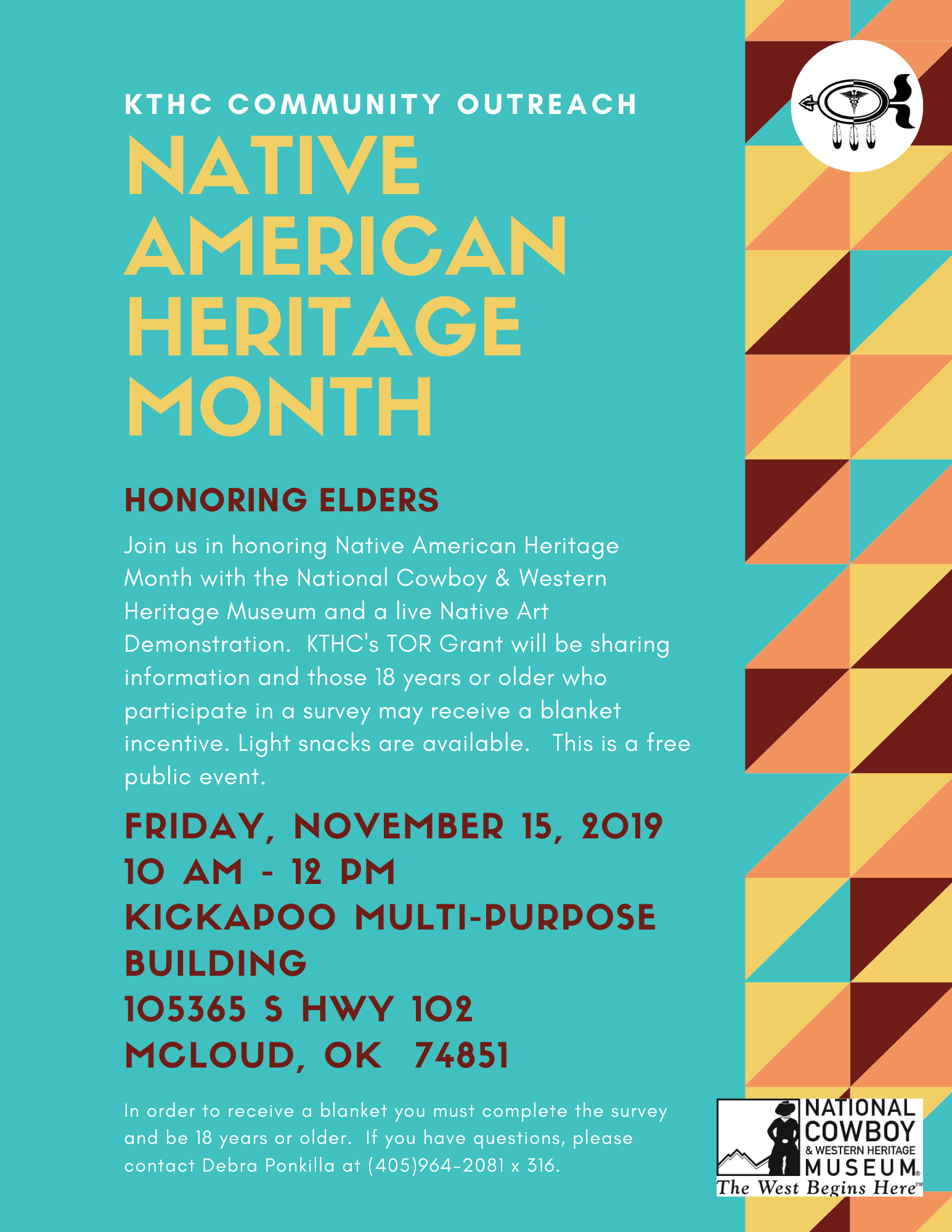 Honoring Elders at Native American Heritage Month Event – Kickapoo ...