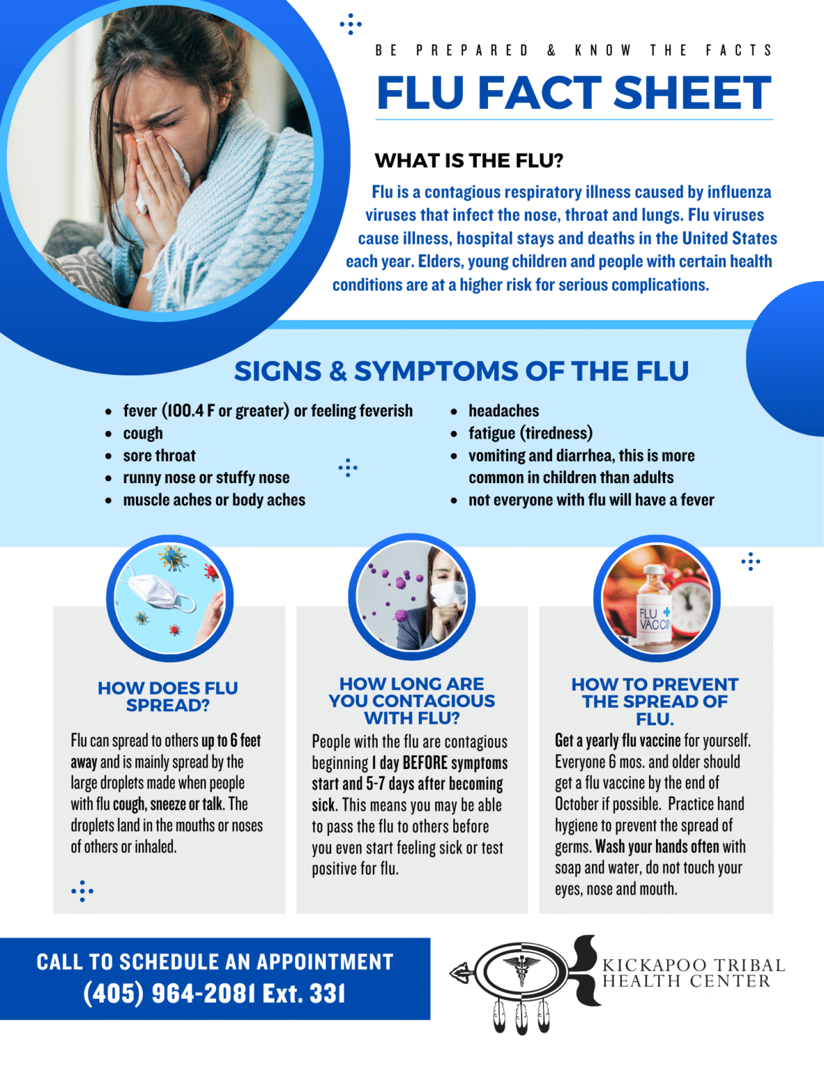 FLU FACT SHEET – Kickapoo Tribal Health Center